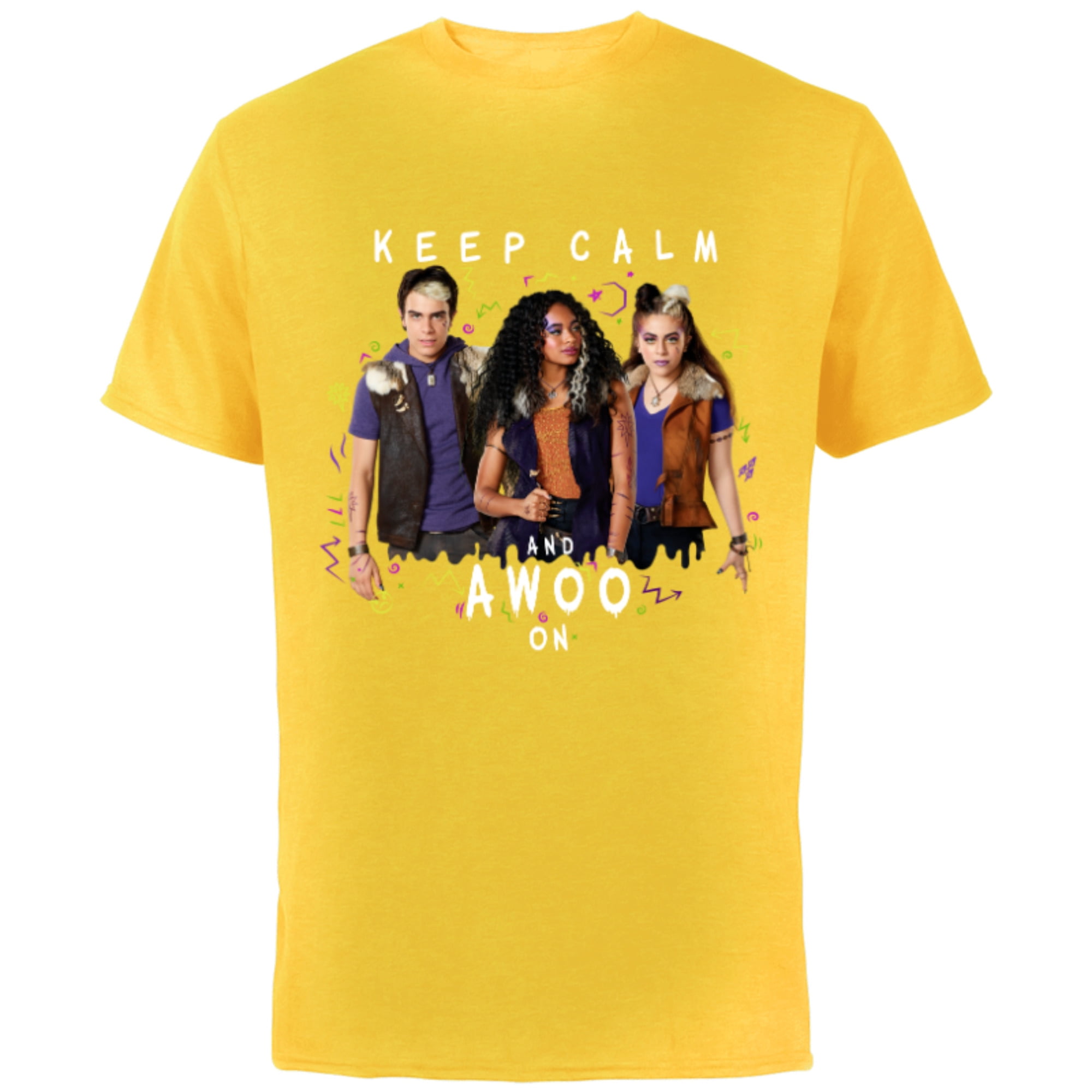 Disney Channel Zombies 2 Keep Calm and Awoo On - Short Sleeve Cotton T ...