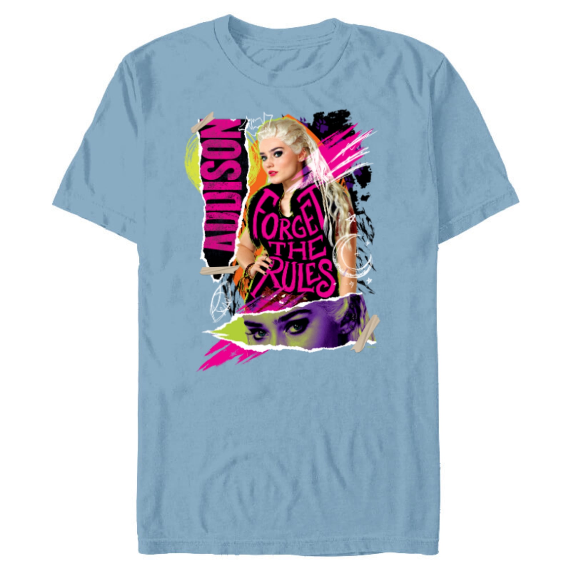 Disney Channel Zombies 3 Addison Forget the Rules - Short Sleeve Blended T-Shirt for Adults ...