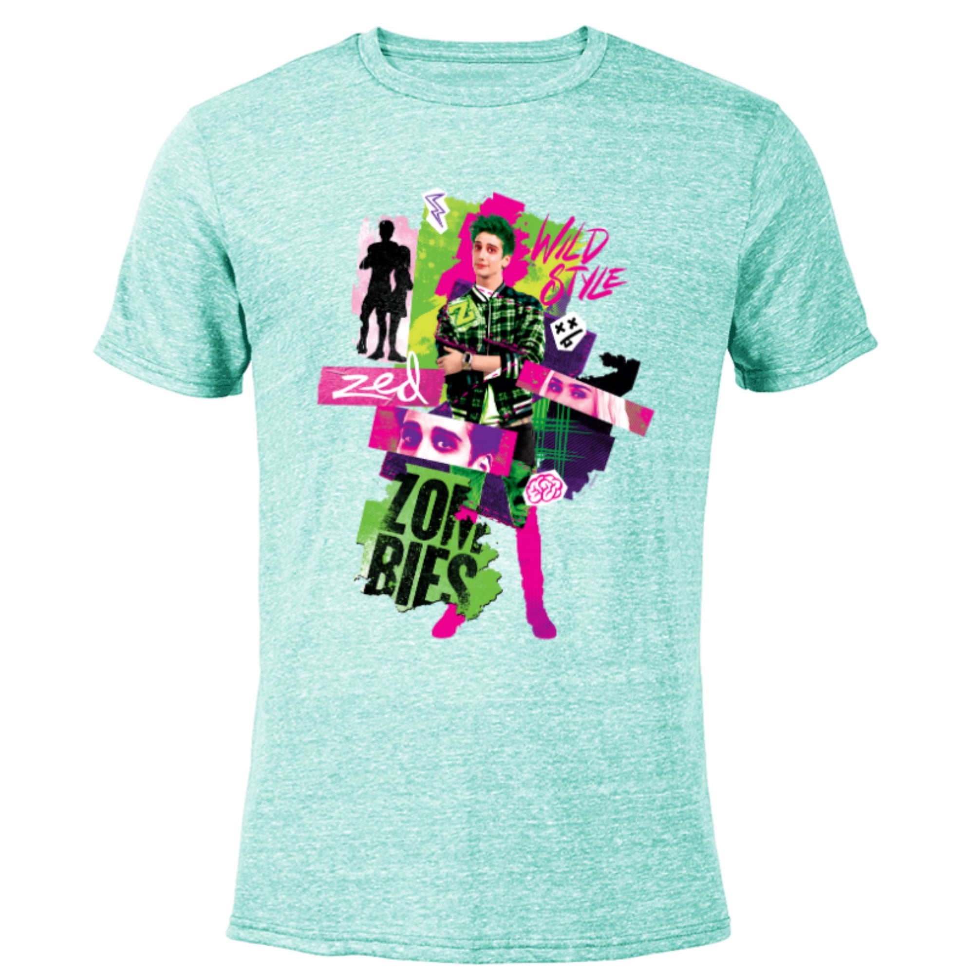 Disney Channel Zombies 3 Zed Wild Style Z-O-M-B-I-E-S 3 - Short Sleeve ...