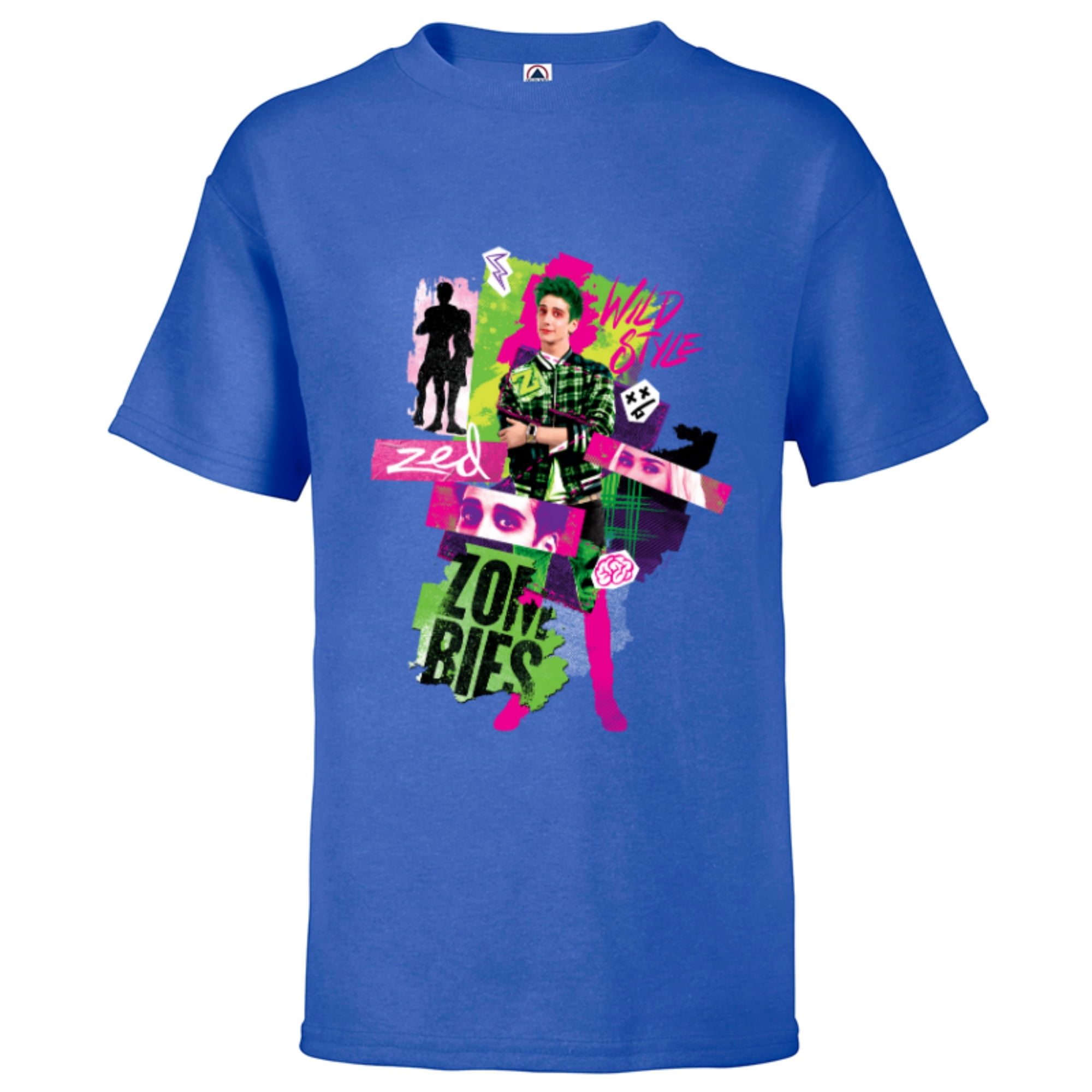Disney Channel Zombies 3 Zed Wild Style Z-O-M-B-I-E-S 3 - Short Sleeve ...