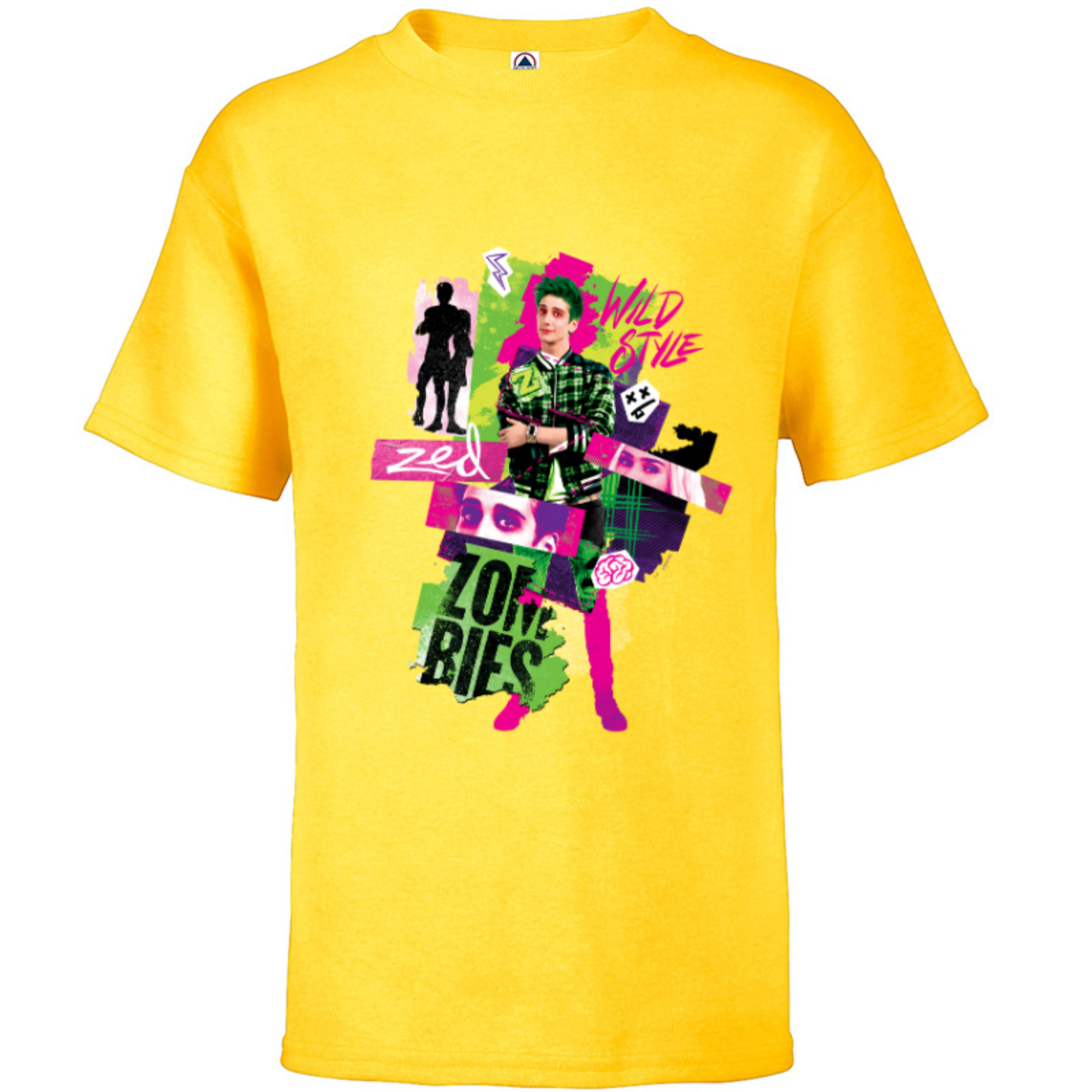 Disney Channel Zombies 3 Zed Wild Style Z-O-M-B-I-E-S 3 - Short Sleeve ...