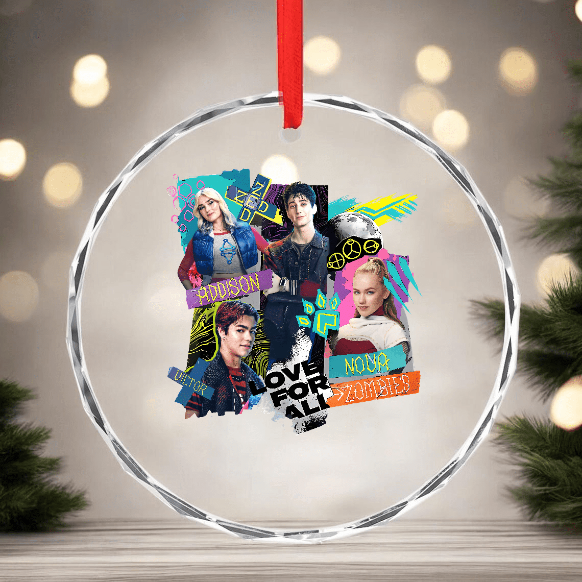 Disney Channel Zombies 4 Movie Characters Ornament, Disney Zombies ...