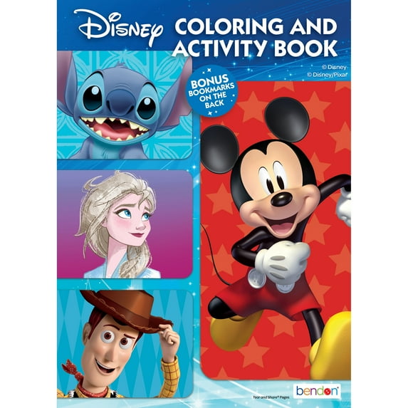 Disney Character Mashup 48-page Coloring and Activity Book, by Bendon ...