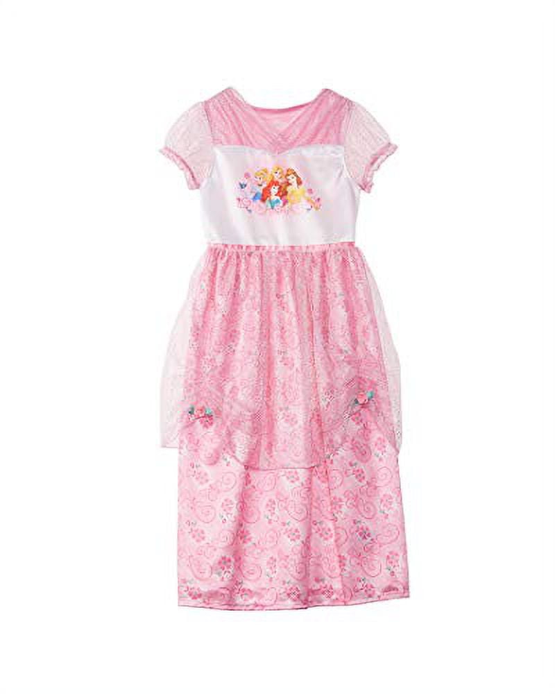 Disney Character Sleepwear Girls Princess Nightgown, 6 - Walmart.com