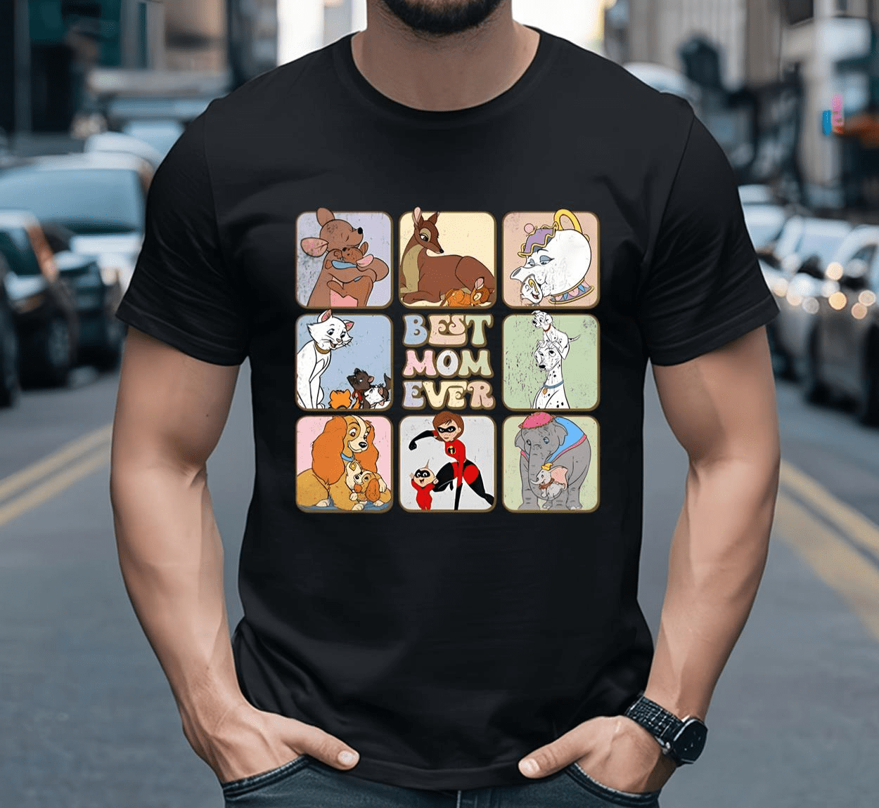 Disney Characters Best Mom Ever Disney Mother Day Shirt Mom Day Gift ...