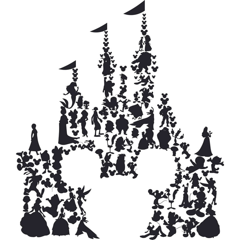 Disney Silhouetten Disney Silhouette Stock Illustrations – 323