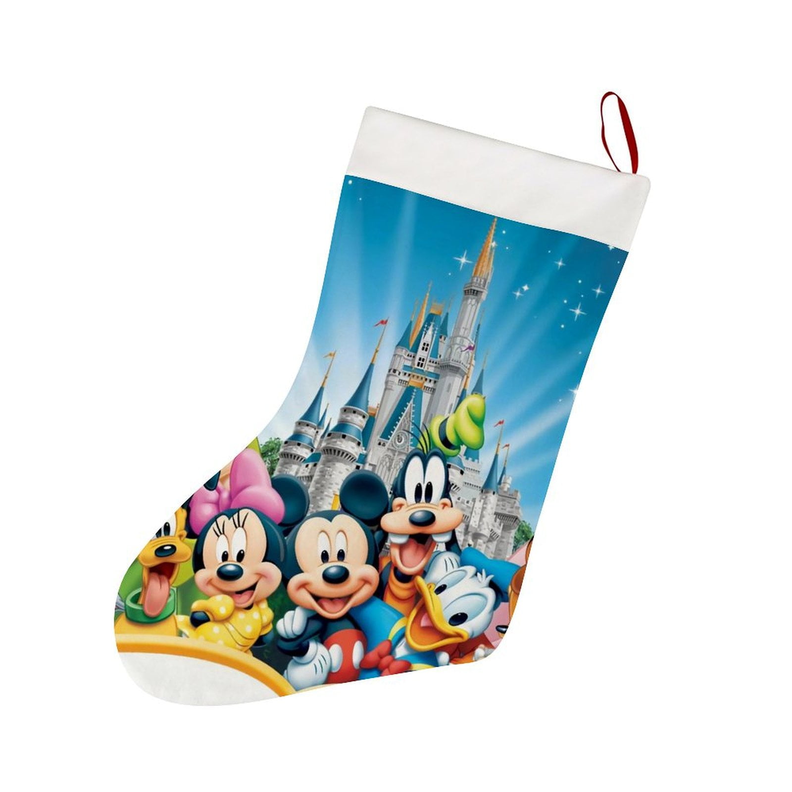 Disney-Characters Christmas Stockings Xmas Fireplace Hanging Stockings ...