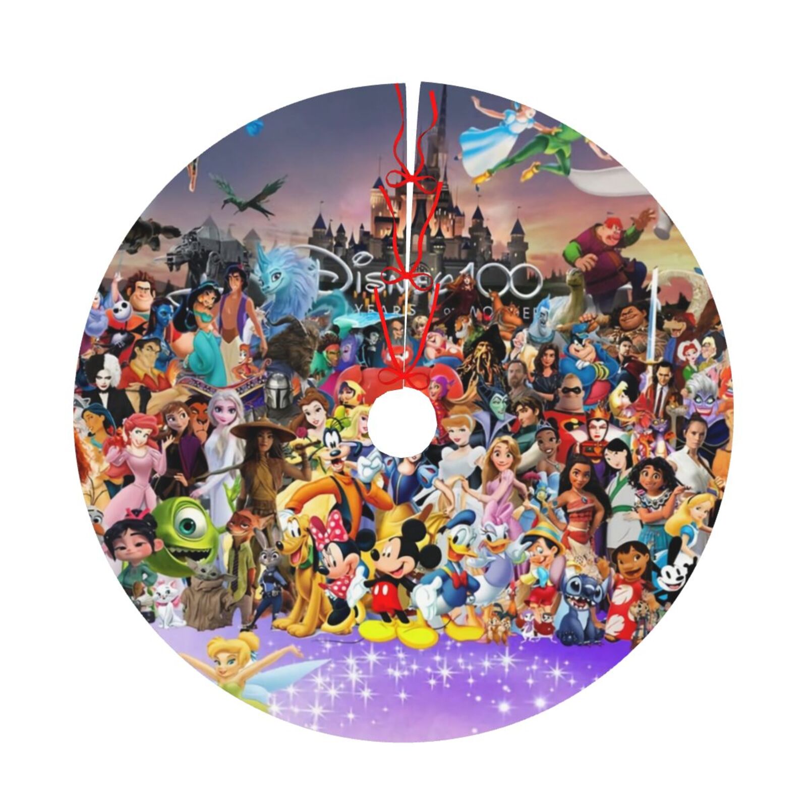 Disney-Characters Christmas Tree Skirt 36 Inch,Soft and Funny Merry ...