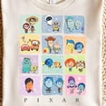 Disney Characters Shirt Disney Pixar Movies Frame T-shirt Monster Inc ...