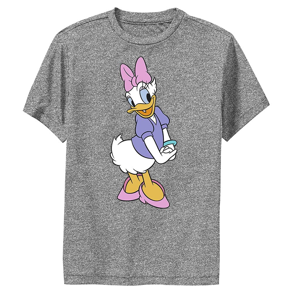 Disney Characters Traditional Daisy Boy's Performance Tee, Charcoal ...