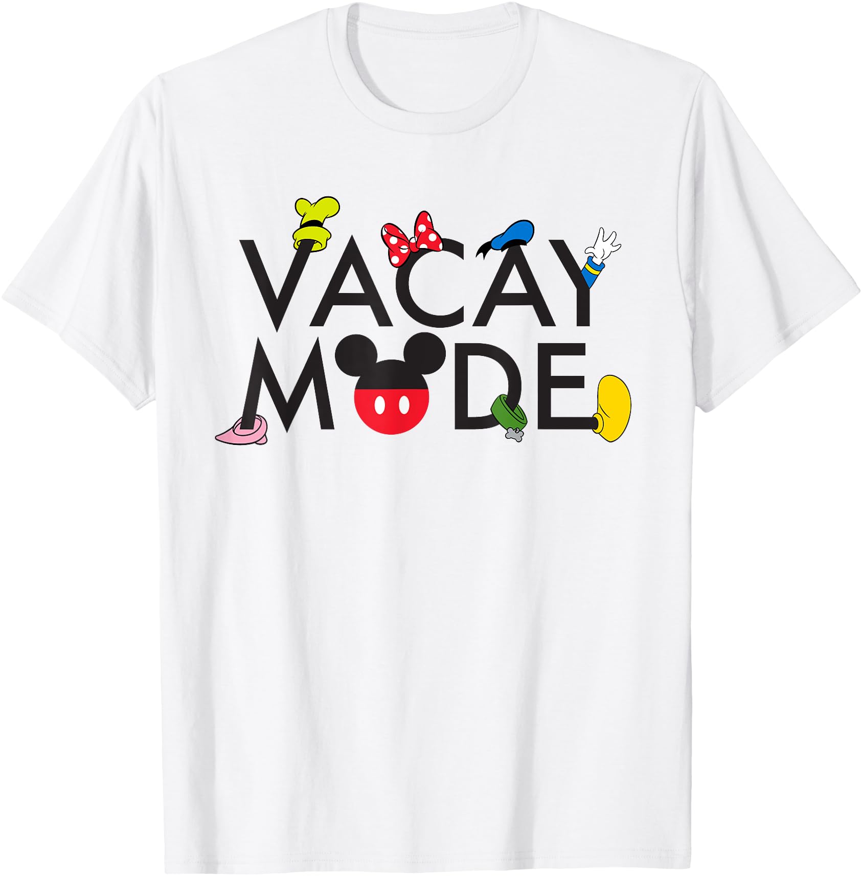 Disney Characters Vacay Mode T-Shirt - Walmart.com