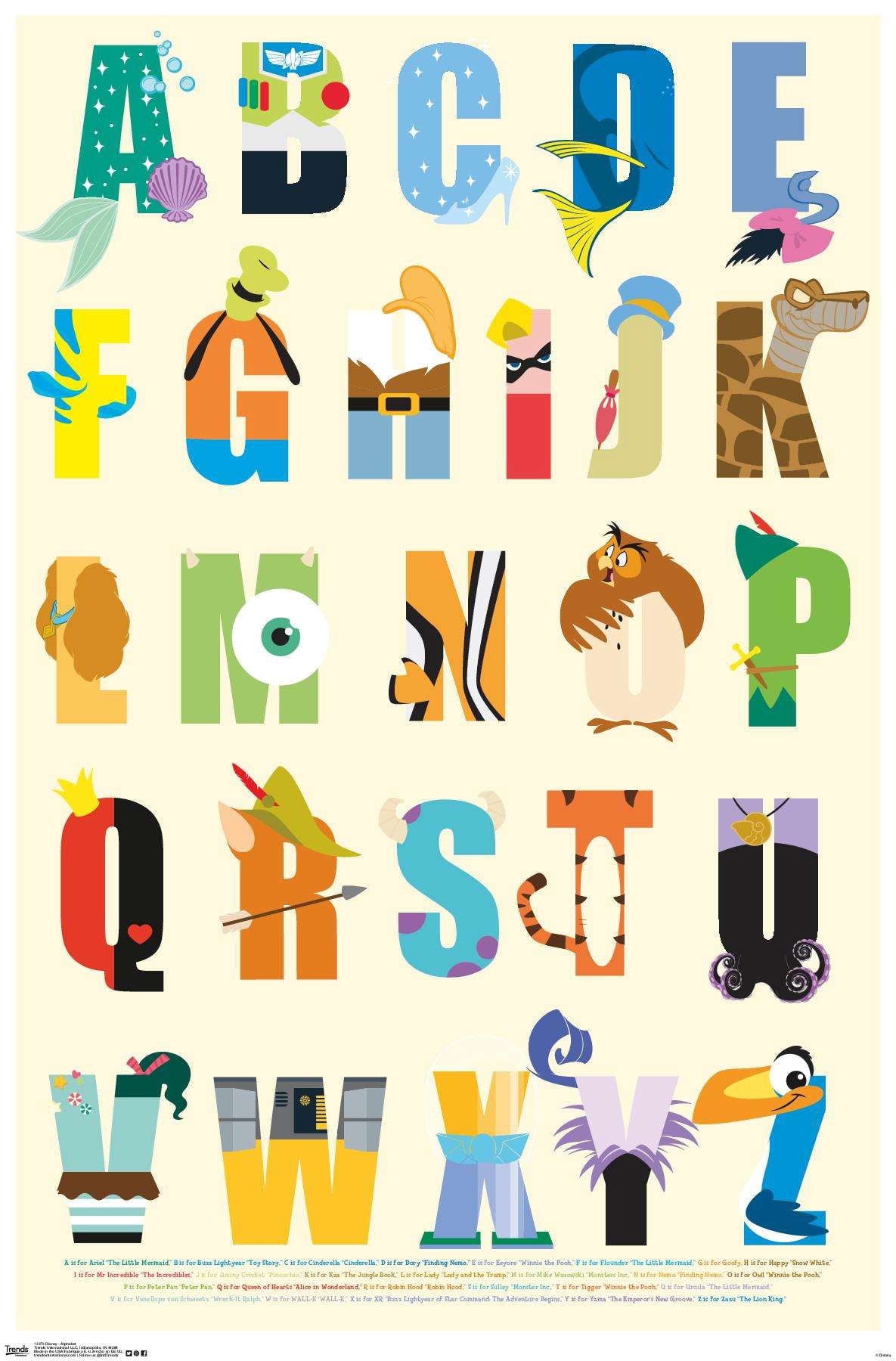 Disney Pixar Alfabetet