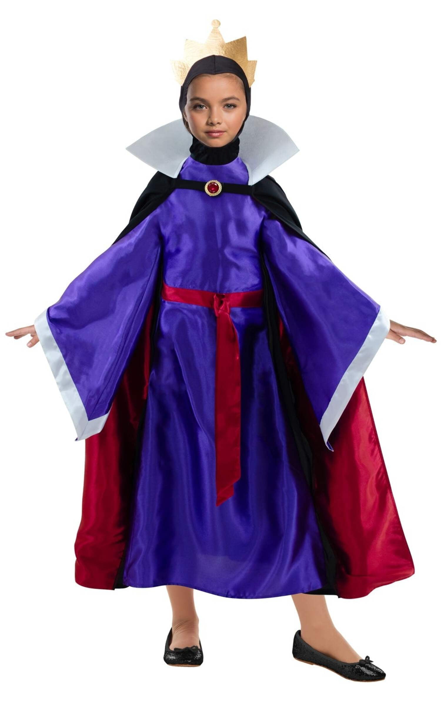 Disney Child Evil Queen Costume 9-10 Years Female Kids Purple Fancy ...