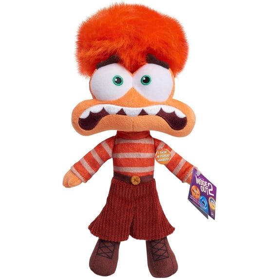 Disney Inside Out 2 Child Plush Toy, 4" x 5" x 8" with Talking Feature ...