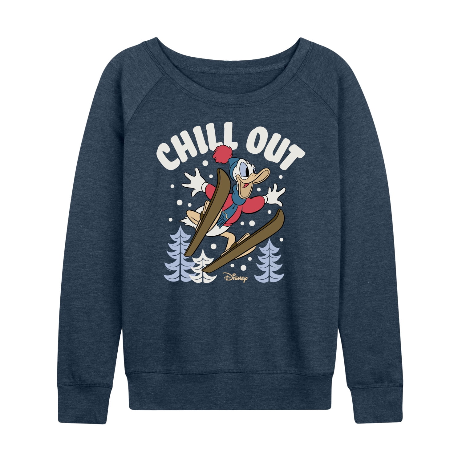 Disney - Chill Out - Women's Lightweight French Terry Long Sleeve Shirt ...