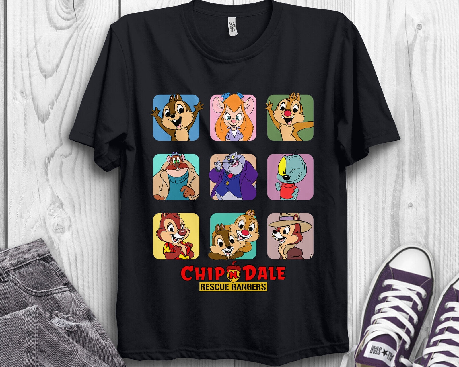 Disney Chip N Dale Characters Rescue Rangers Unisex Adult Shirt Kid Tee ...