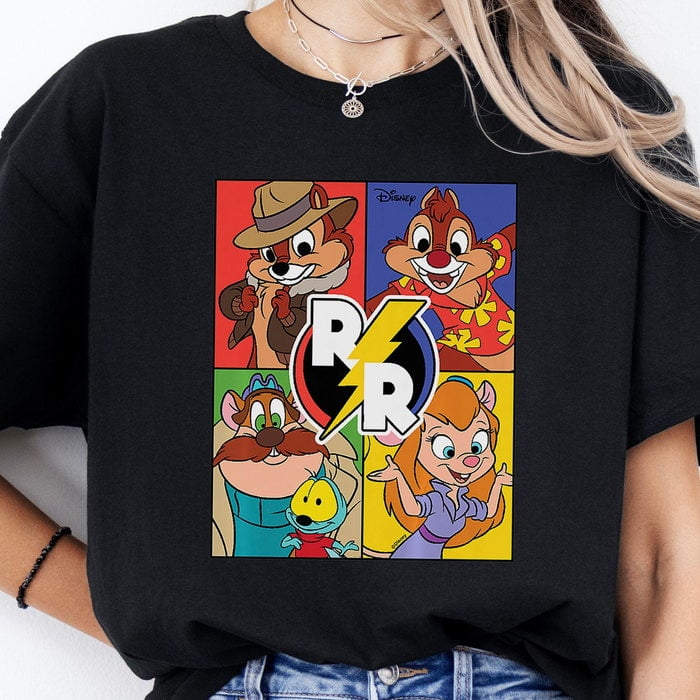 Disney Chip 'N Dale Rescue Rescue Rangers Grid Shirt, Disneyland Family ...