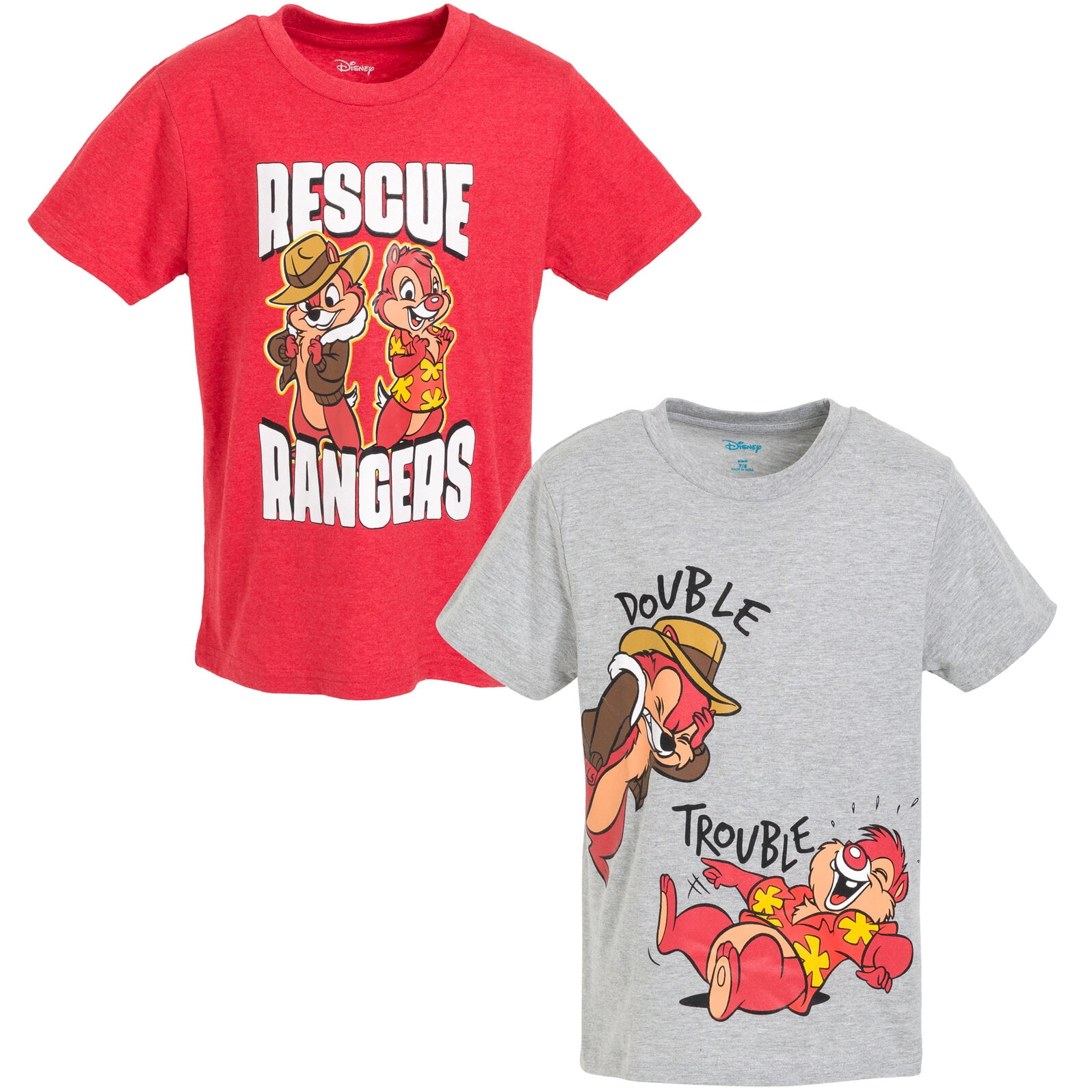 Disney Chip and Dale Little Boys 2 Pack T-Shirts Little Kid - Walmart.com