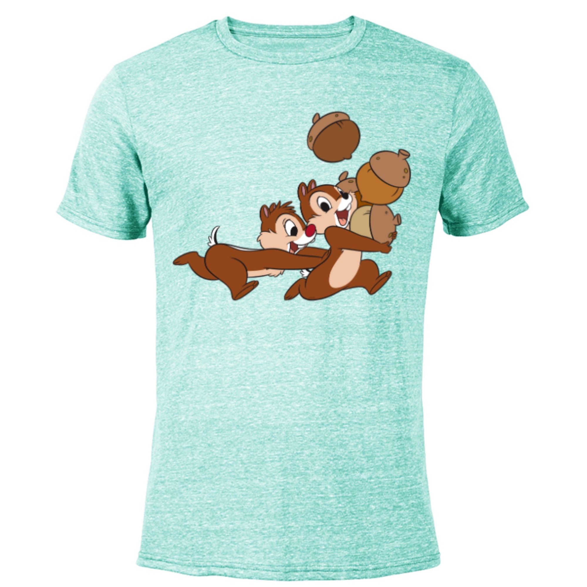 Disney Chip 'n Dale Chipmunks Acorn Run - Short Sleeve Blended T-Shirt ...