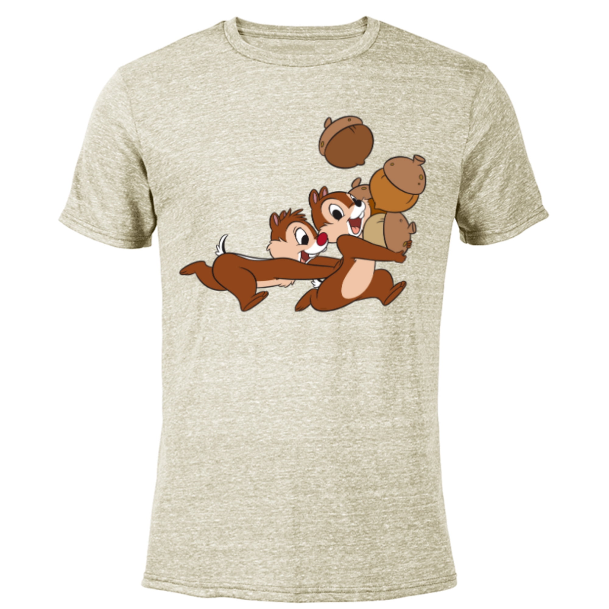 Disney Chip 'n Dale Chipmunks Acorn Run - Short Sleeve Blended T-Shirt ...