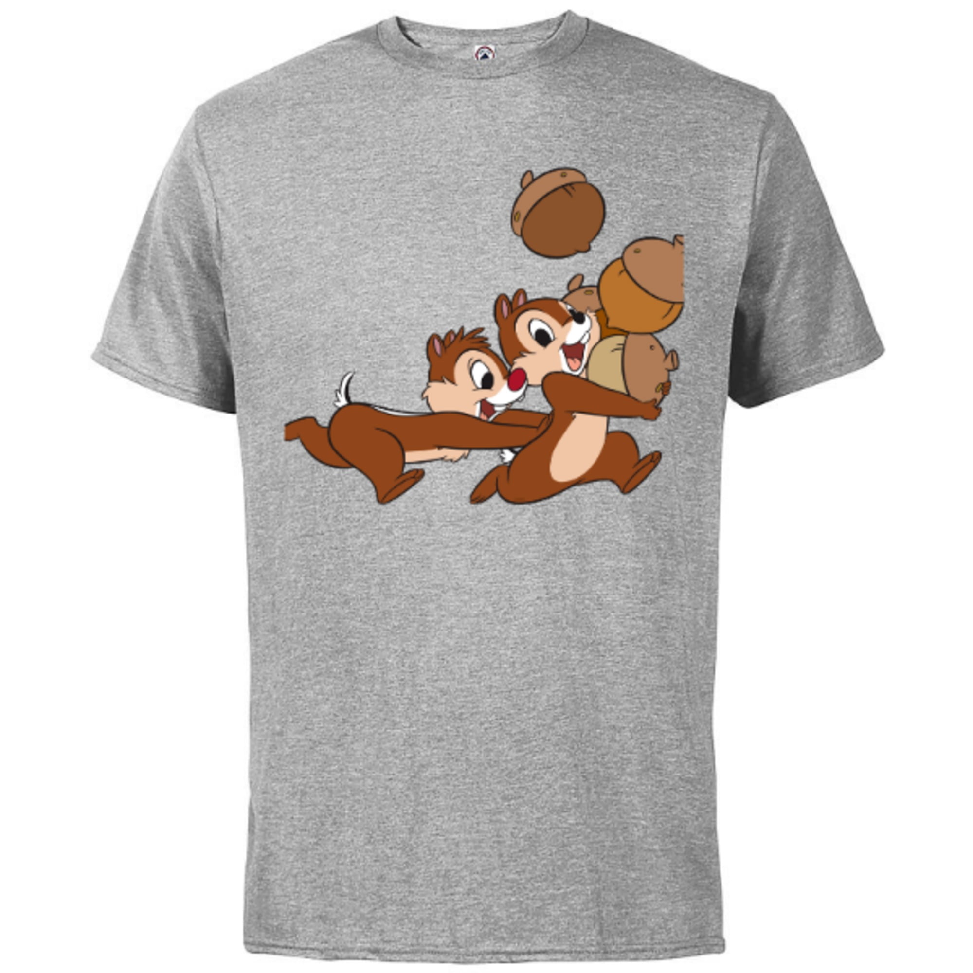 Disney Chip 'n Dale Chipmunks Acorn Run - Short Sleeve Cotton T-Shirt ...