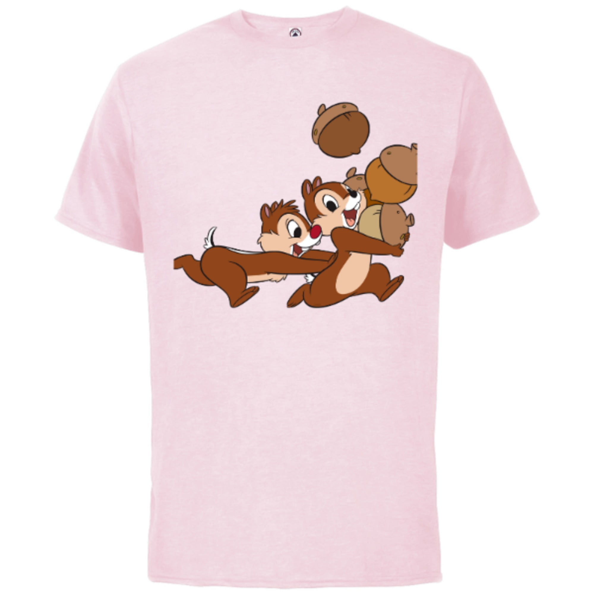 Disney Chip 'n Dale Chipmunks Acorn Run - Short Sleeve Cotton T-Shirt ...