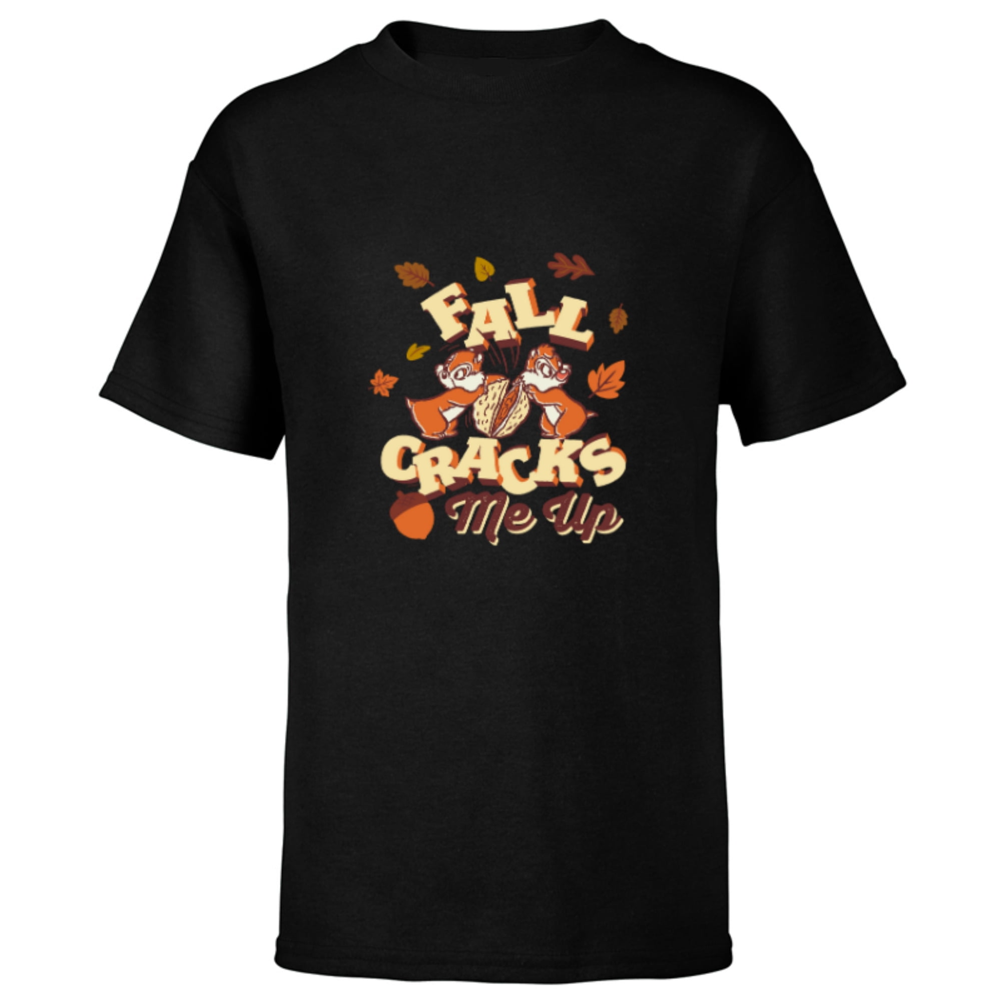 Disney Chip ‘n’ Dale Fall Cracks Me Up Funny Autumn - Short Sleeve T ...