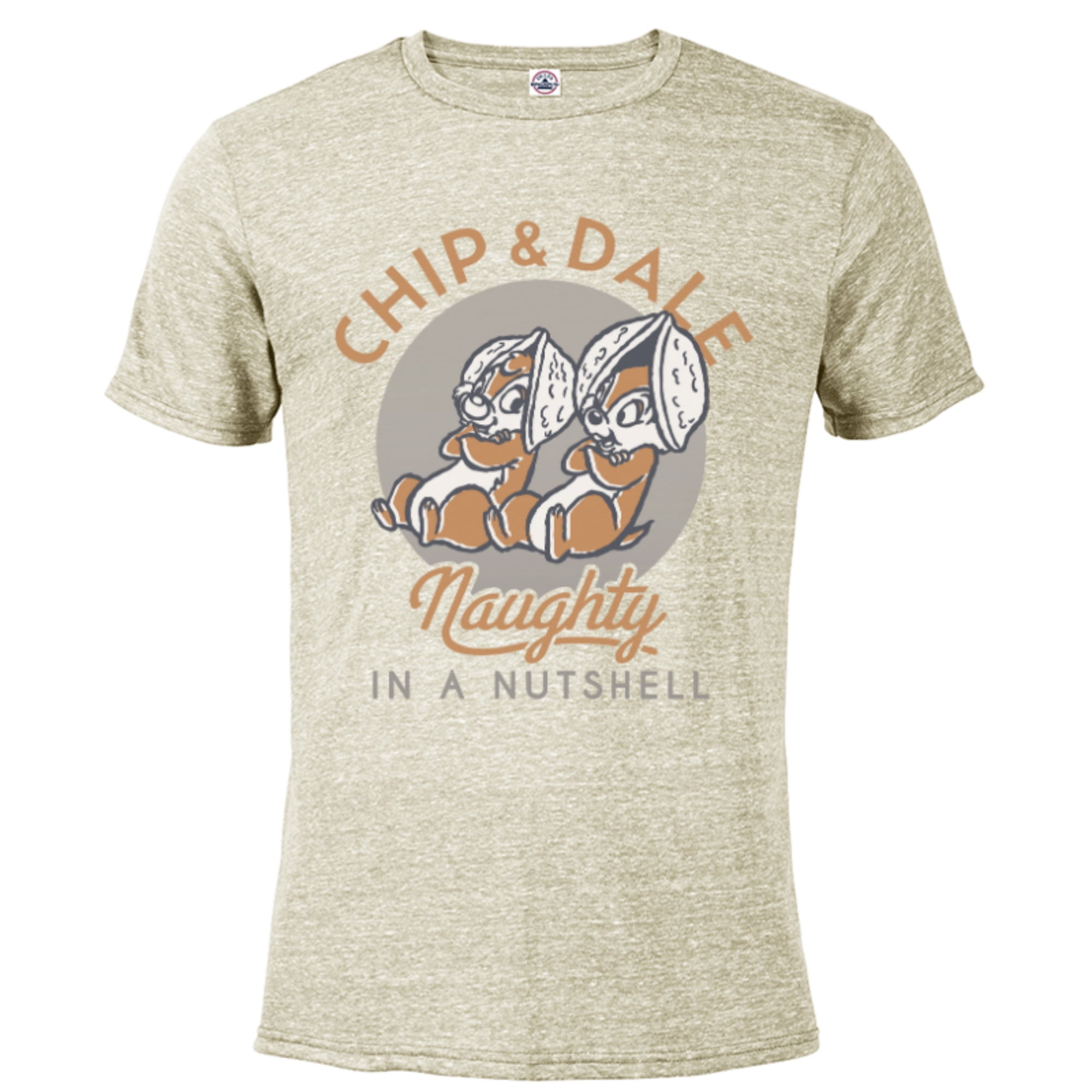 Disney Chip N Dale Naughty In A Nutshell Short Sleeve Blended T Shirt