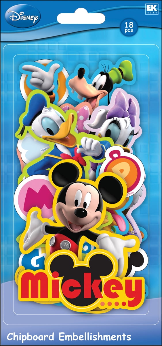 Sticko 434801 Disney Chipboard Embellishments-Mickey Friends - Walmart.com