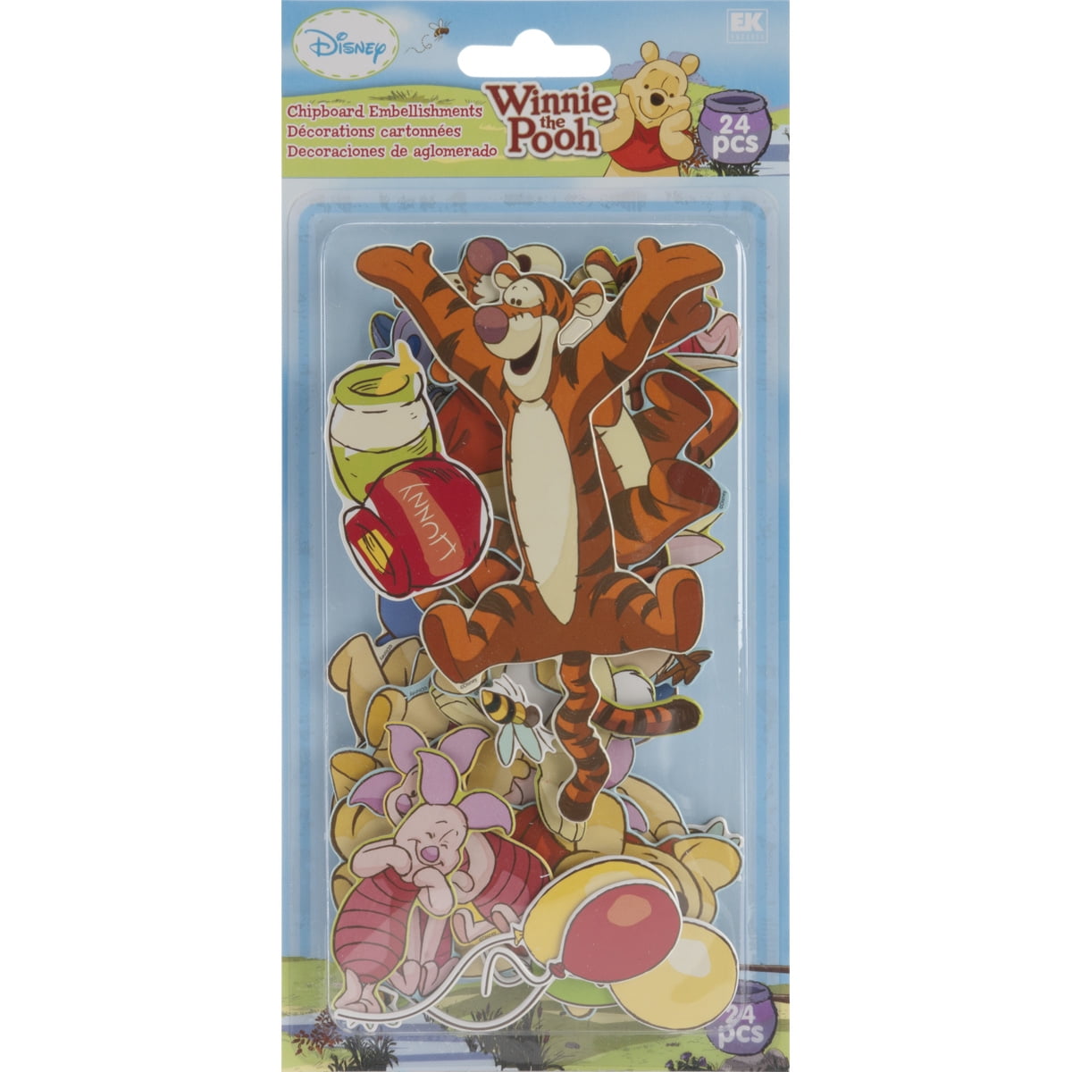 Disney Chipboard Embellishments Winnie The Pooh - Walmart.com
