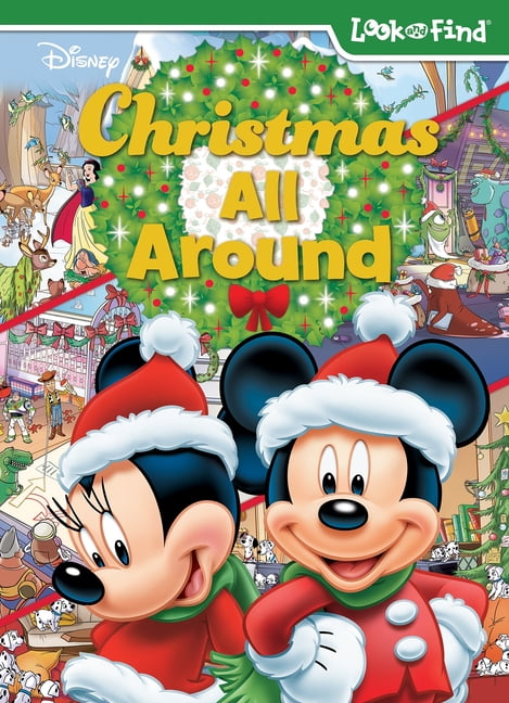 Disney: Christmas All Around Look and Find, (Hardcover) - Walmart.com