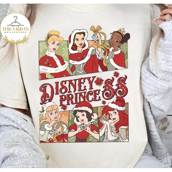 Disney Christmas Princess Group Shirt Princess Very Merry Xmas Party T ...