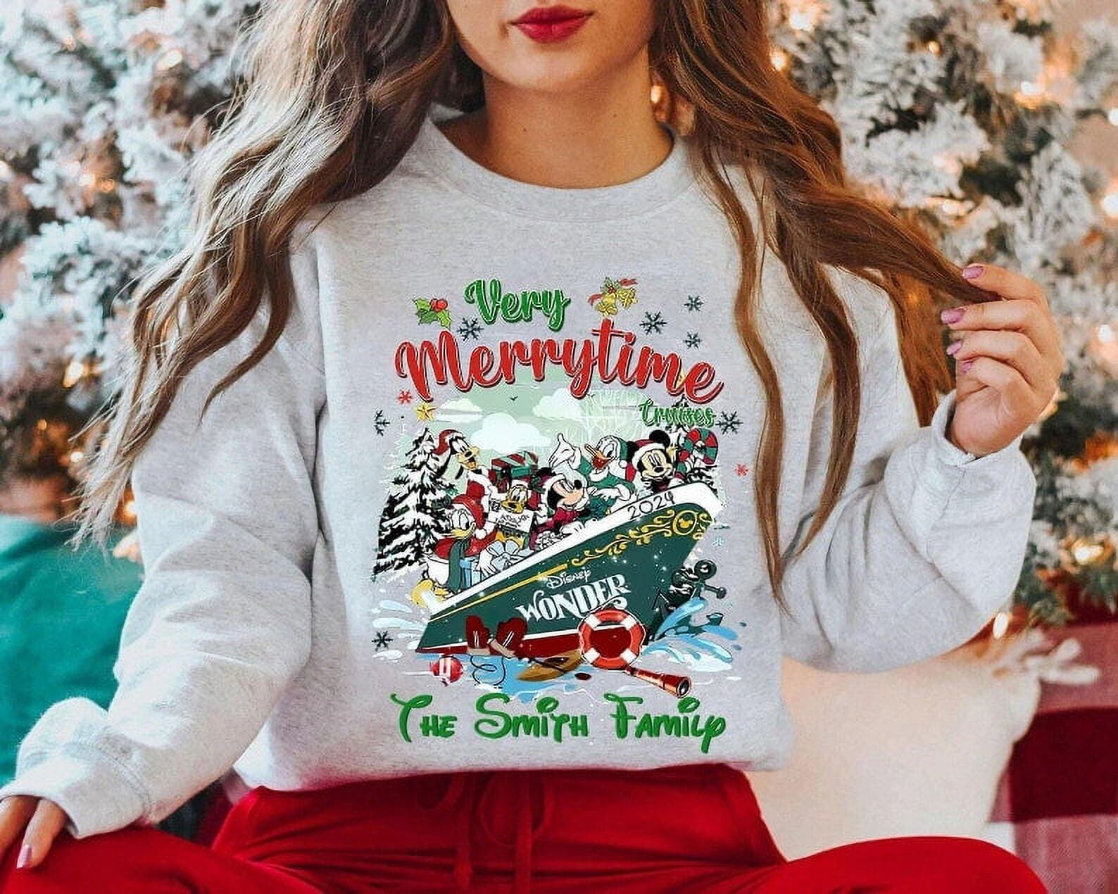 Disney Christmas Very Merrytime Cruise 2024 Sweatshirt, Mickey and ...