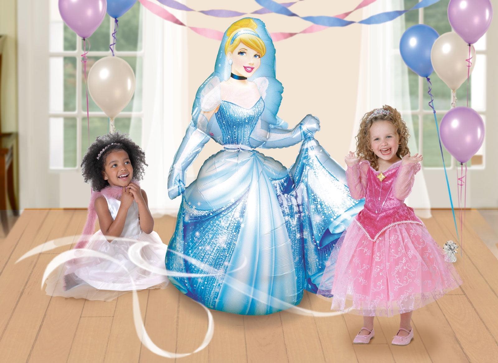 Disney Cinderella AirWalker Foil Balloon - Walmart.com