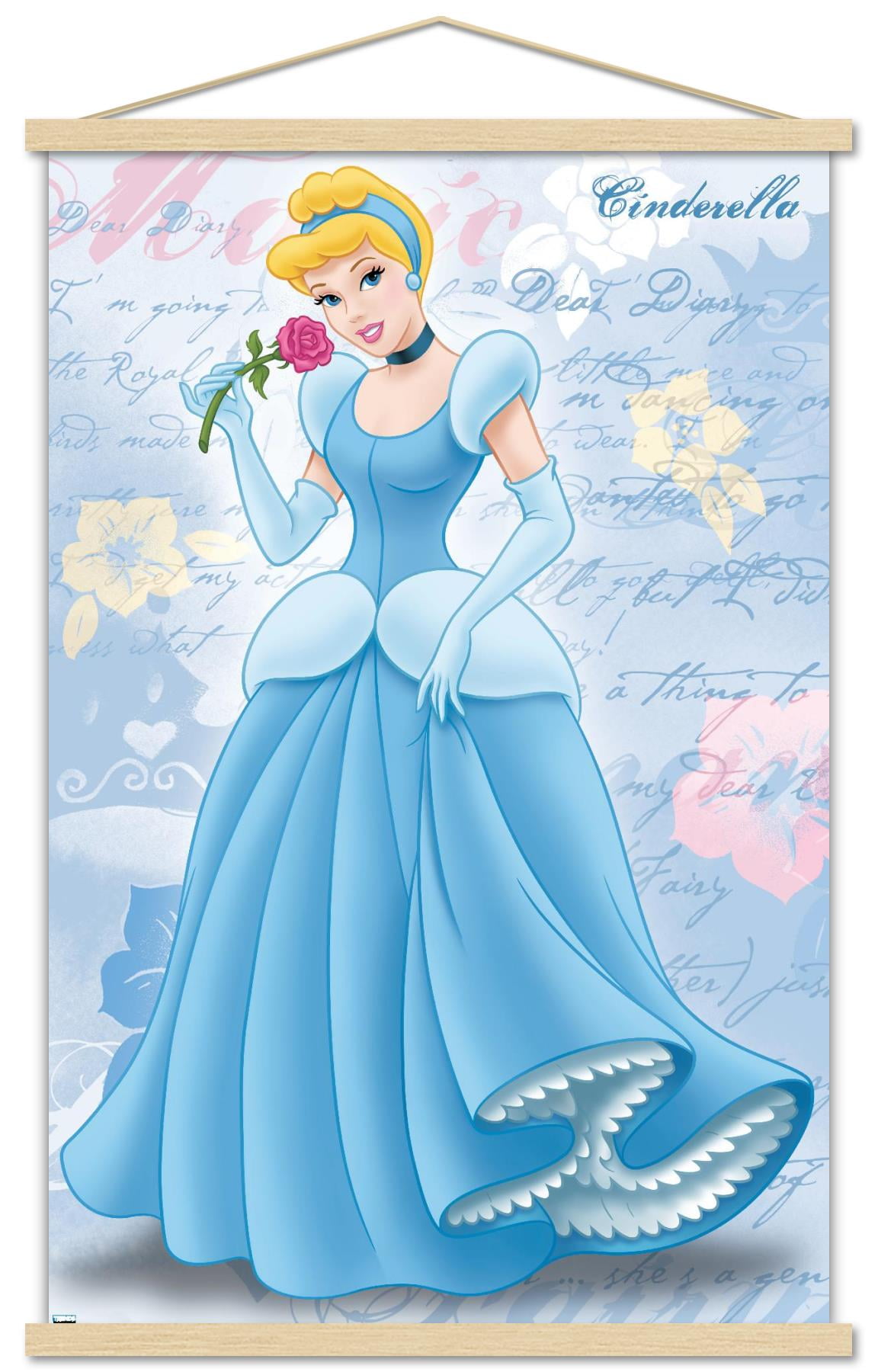 Disney Cinderella - Dazzling Wall Poster with Wooden Magnetic Frame, 22 ...