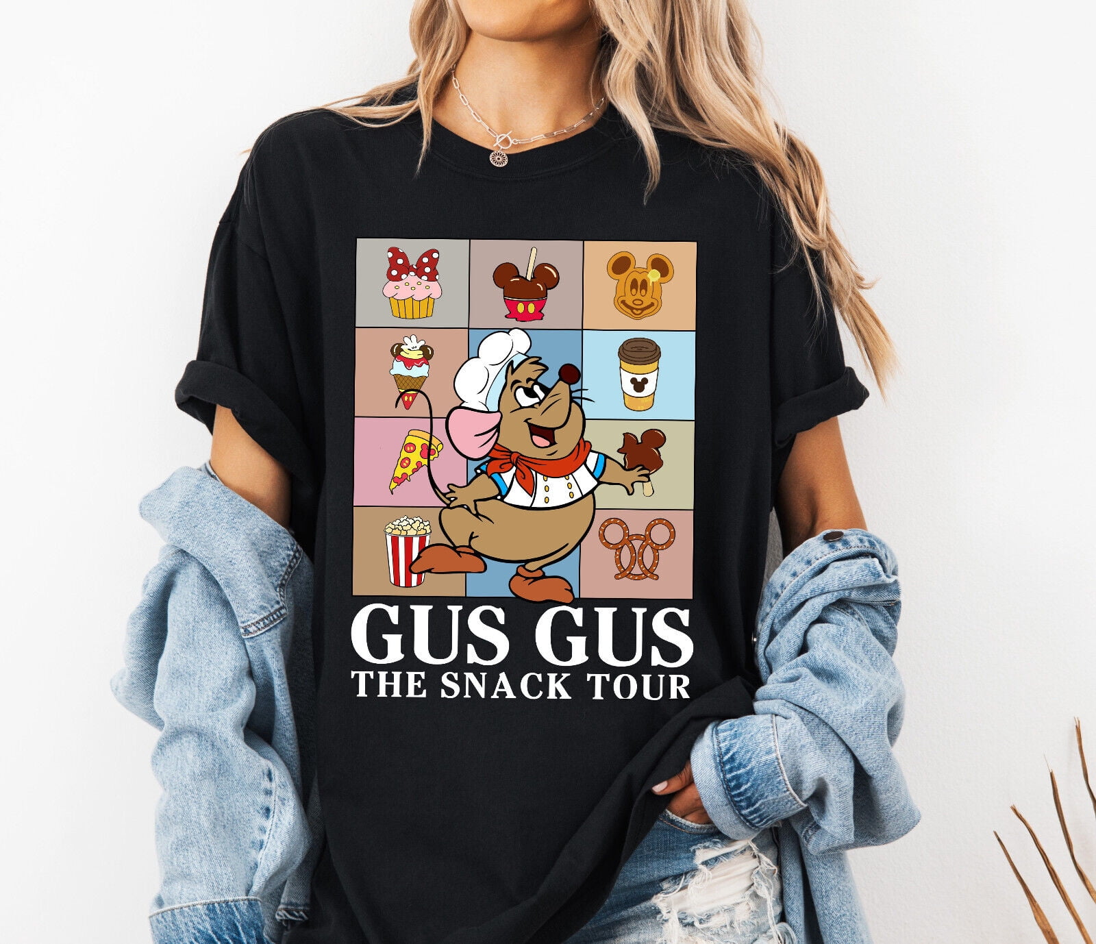 Disney Cinderella Funny Gus Gus The Snack Tour Unisex Adult Kid Shirt ...