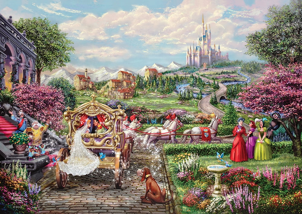 Disney (Cinderella Happily Ever After) MightyPrint™ Wall Art - Walmart.com