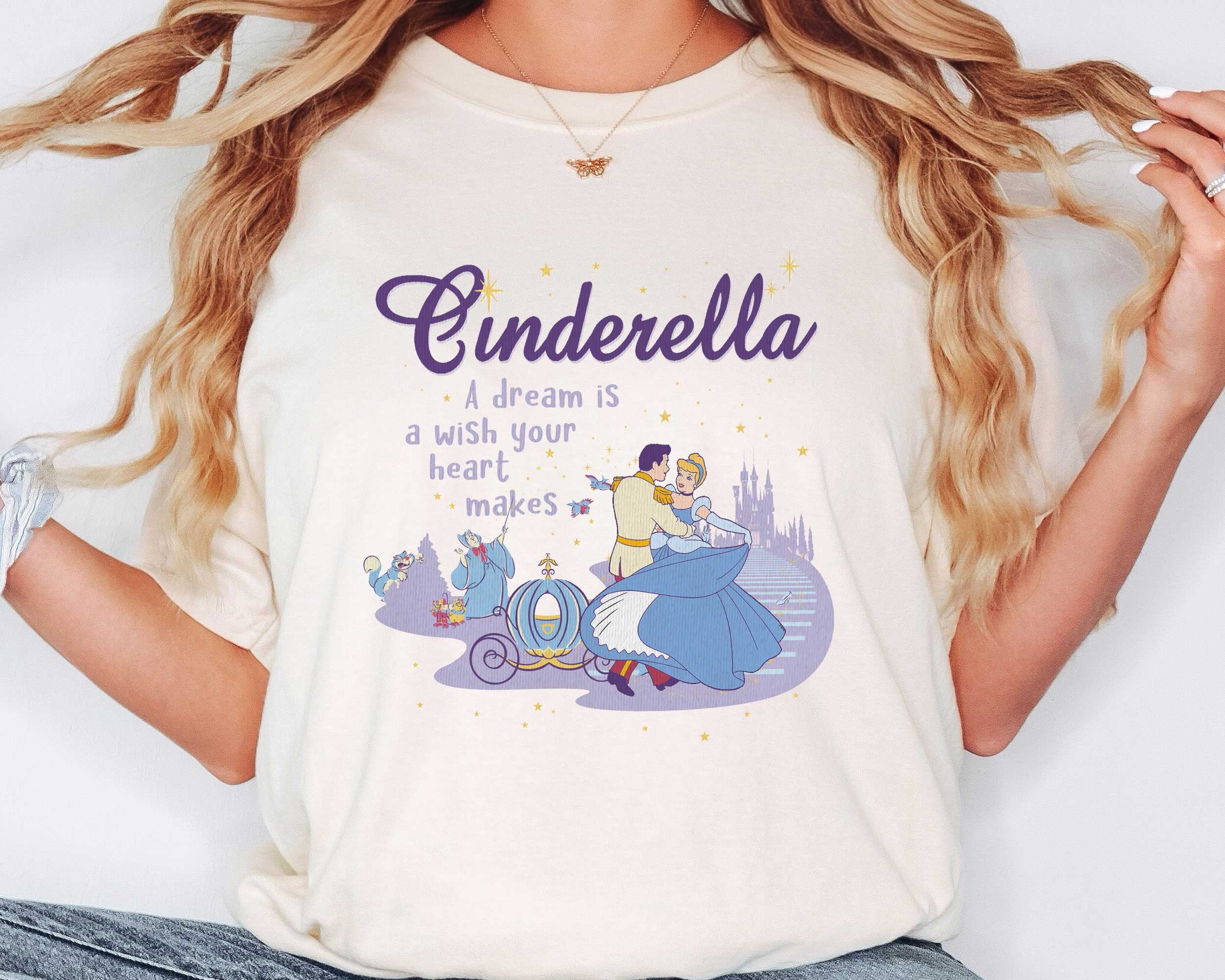 Disney Cinderella Shirt, Vintage Disney Shirt, Disney Princess, Walt ...