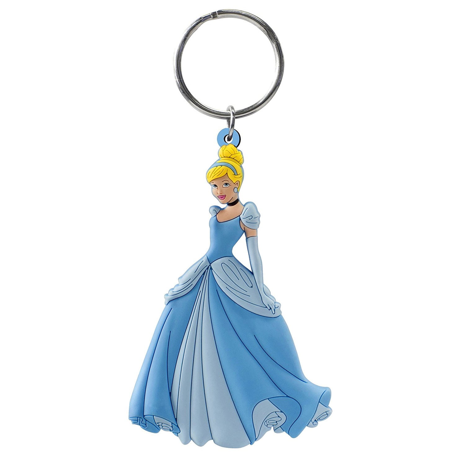Disney Cinderella Collectible Soft Touch PVC Key Ring Chain - Walmart.com