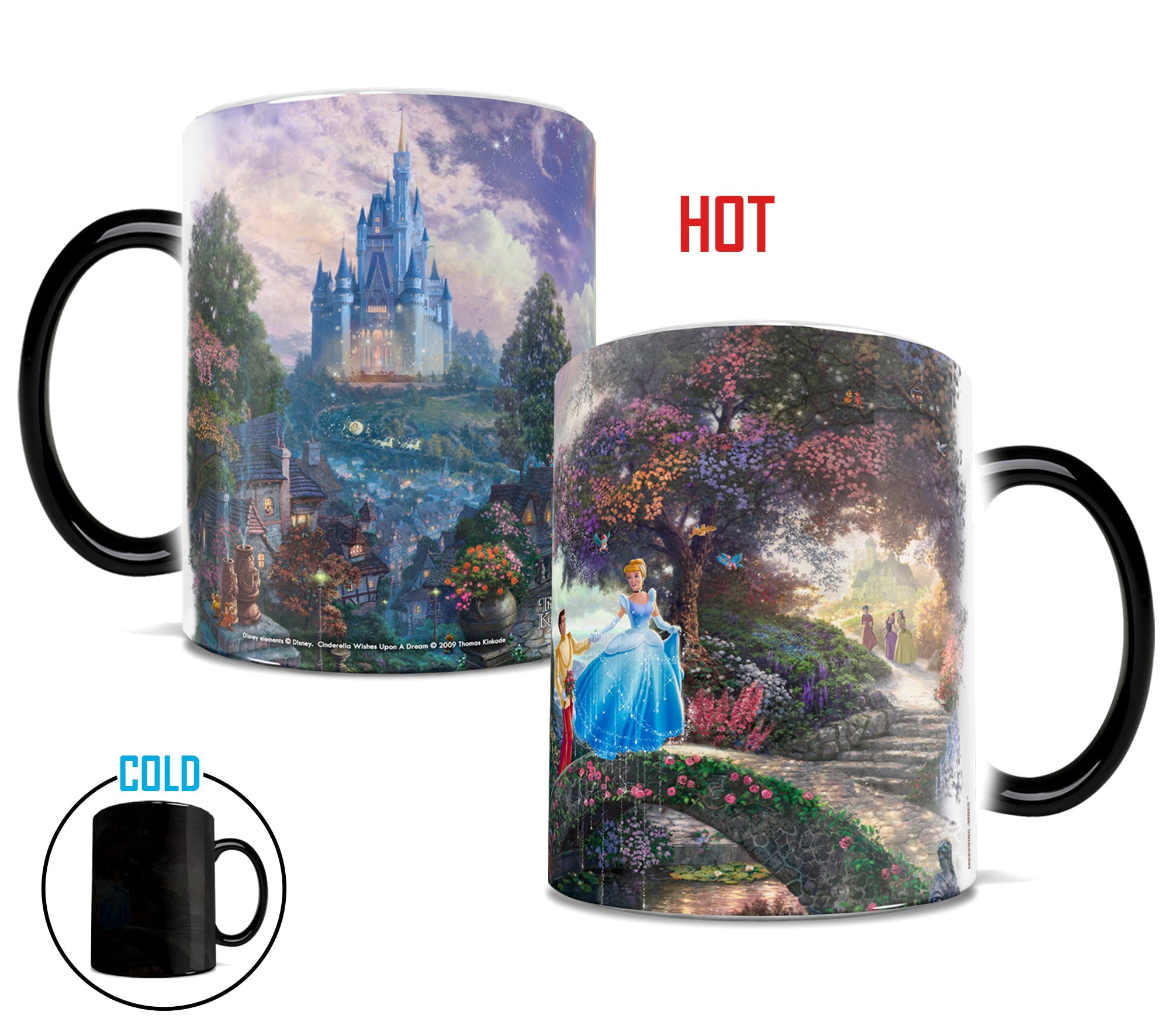 Disney (Cinderella Wishes Upon A Dream) Morphing Mugs® Heat-Sensitive Mug - Walmart.com
