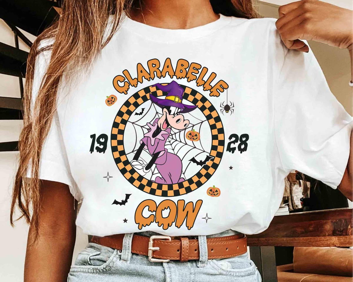Disney Clarabelle Cow 1928 Halloween Shirt, Mickey's Not So Scary Party ...