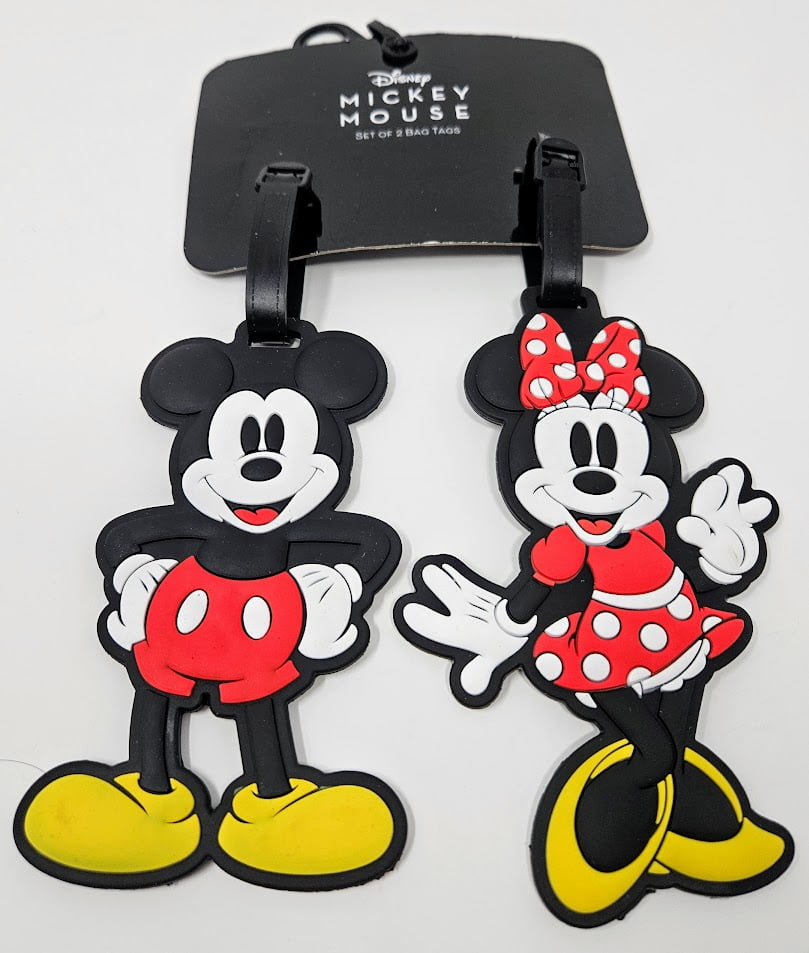 Disney Classic 2-Piece Suitcase ID Tag Set with Adjustable Straps ...