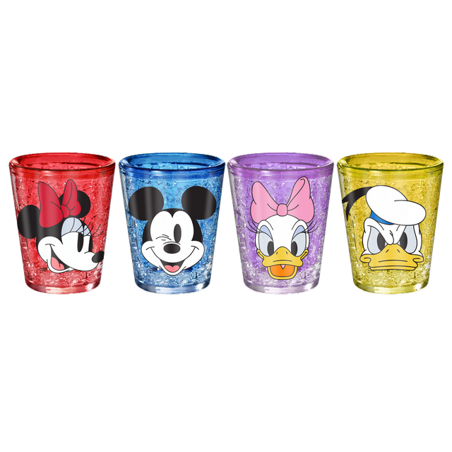 Disney Classic Characters 4pc Plastic Freeze Gel Mini Cup Party Set ...