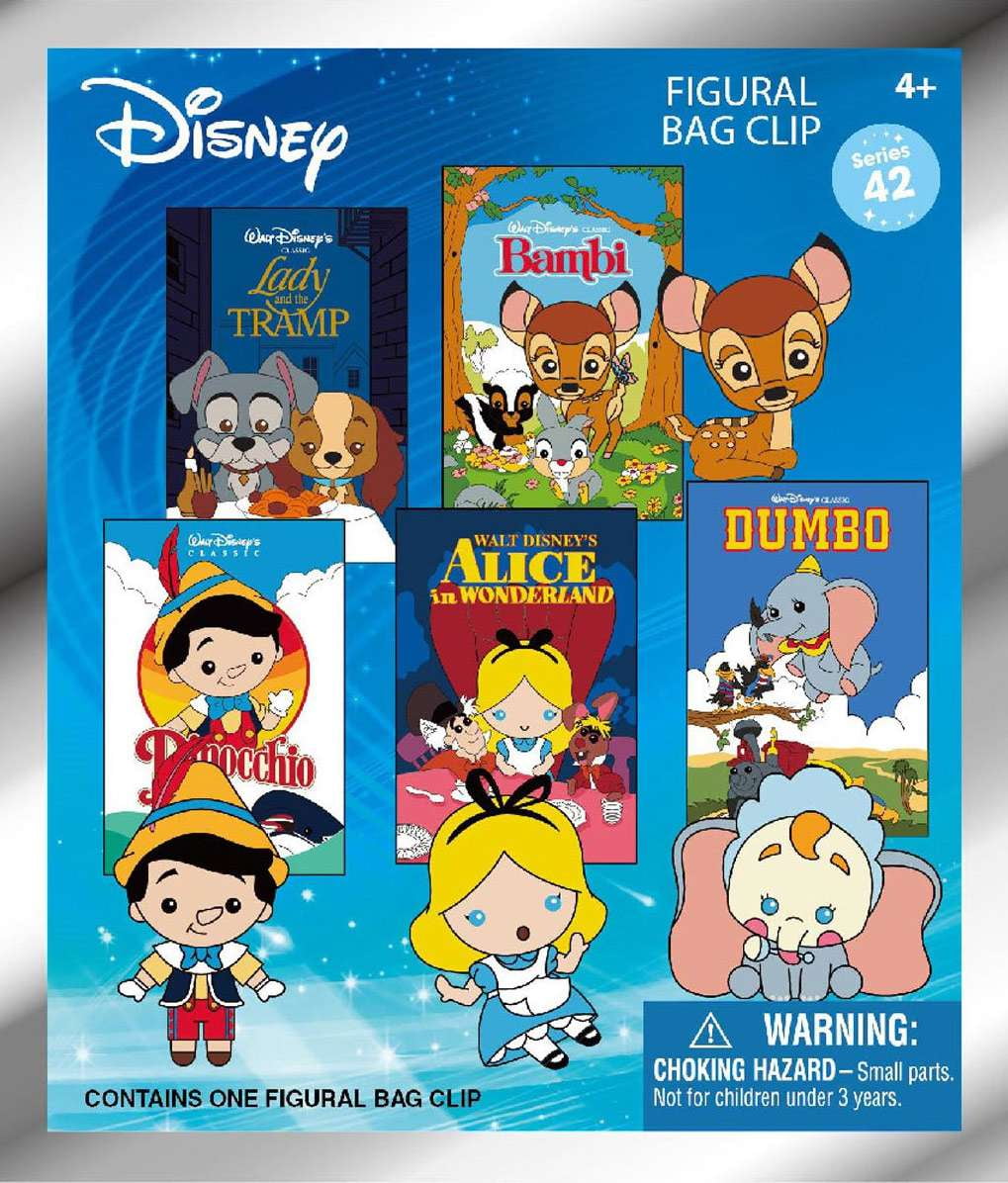 Disney Classic Collection Series 42 3D Foam Bag Clip | 1 Random ...