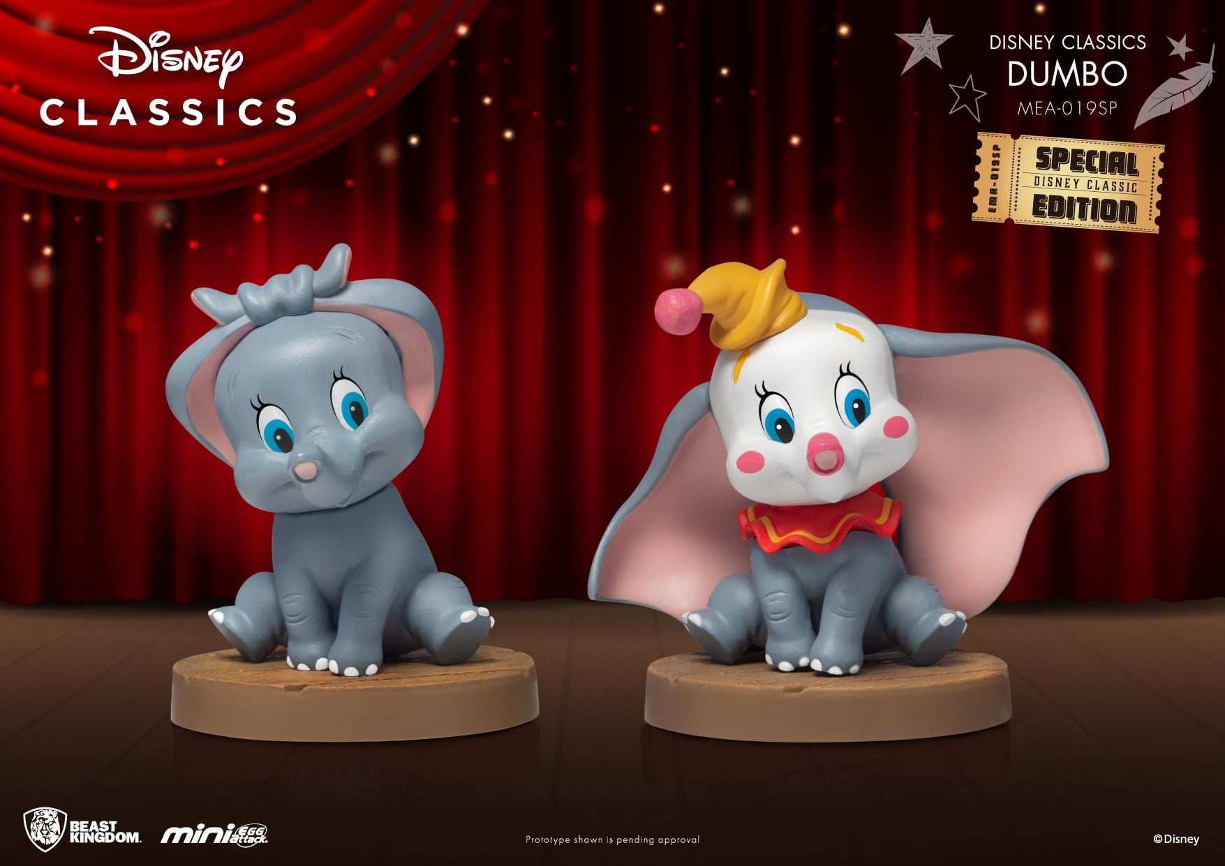 Disney Pixar Mini Egg Attack Collectible Dumbo Action Figures, (2 Pack ...