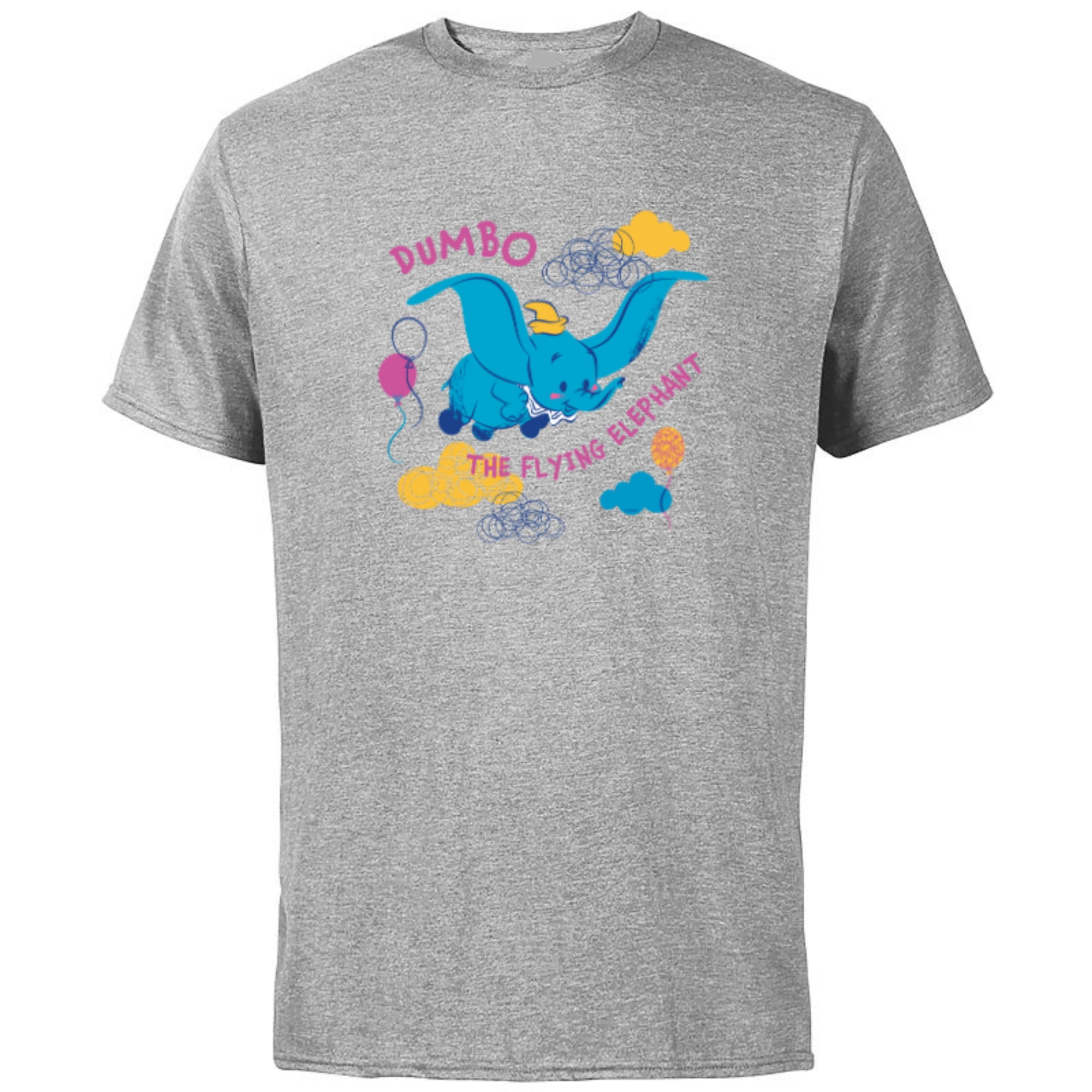 Disney Classic Dumbo the Flying Elephant - Short Sleeve Cotton T-Shirt ...