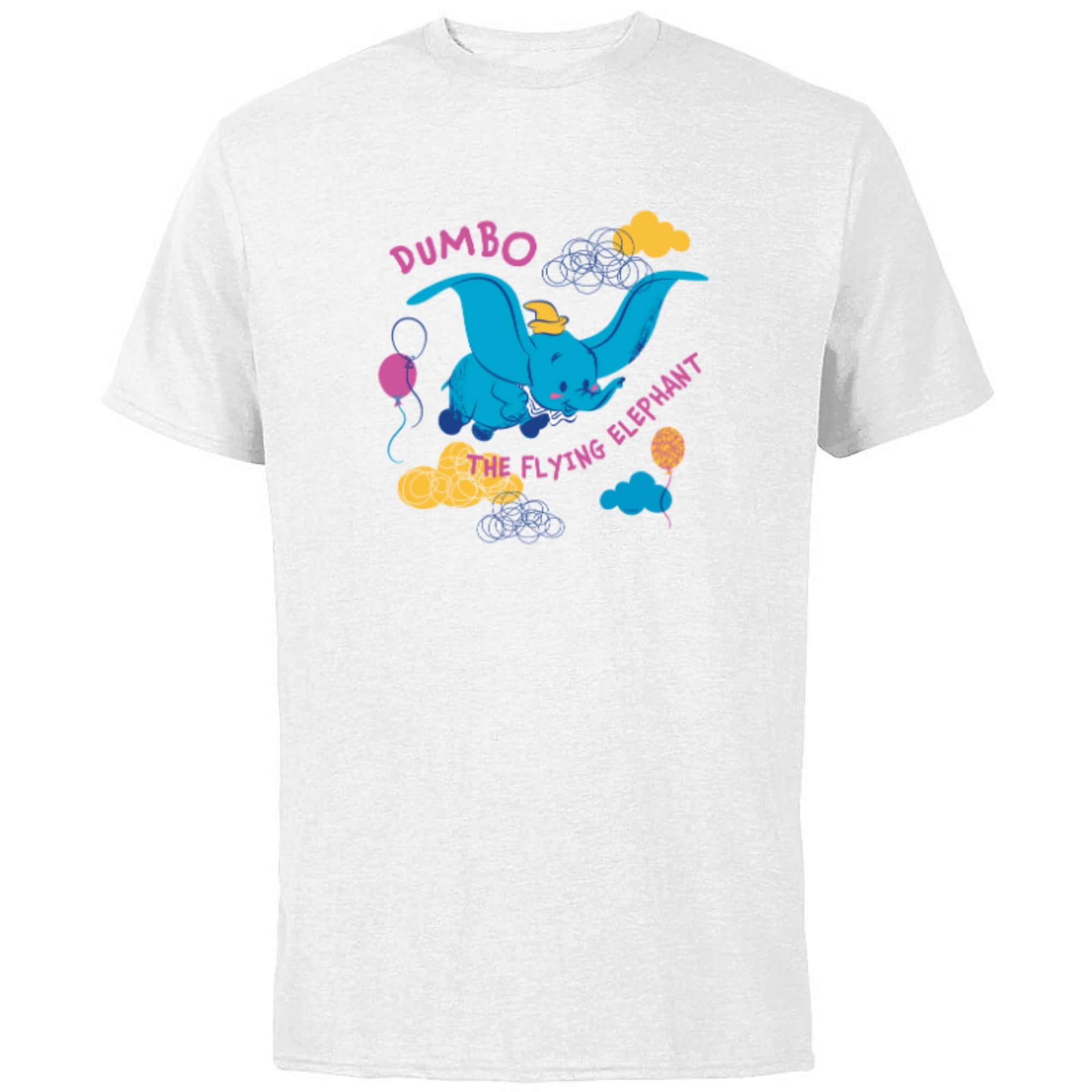 Disney Classic Dumbo the Flying Elephant - Short Sleeve Cotton T-Shirt ...
