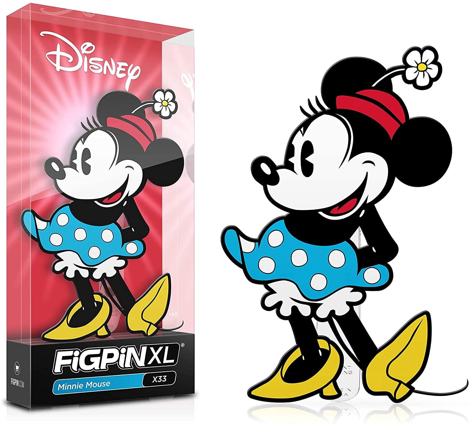 FiGPiN Disney Minnie Mouse XL 6" Collectible Enamel Pin (x33) - Walmart.com