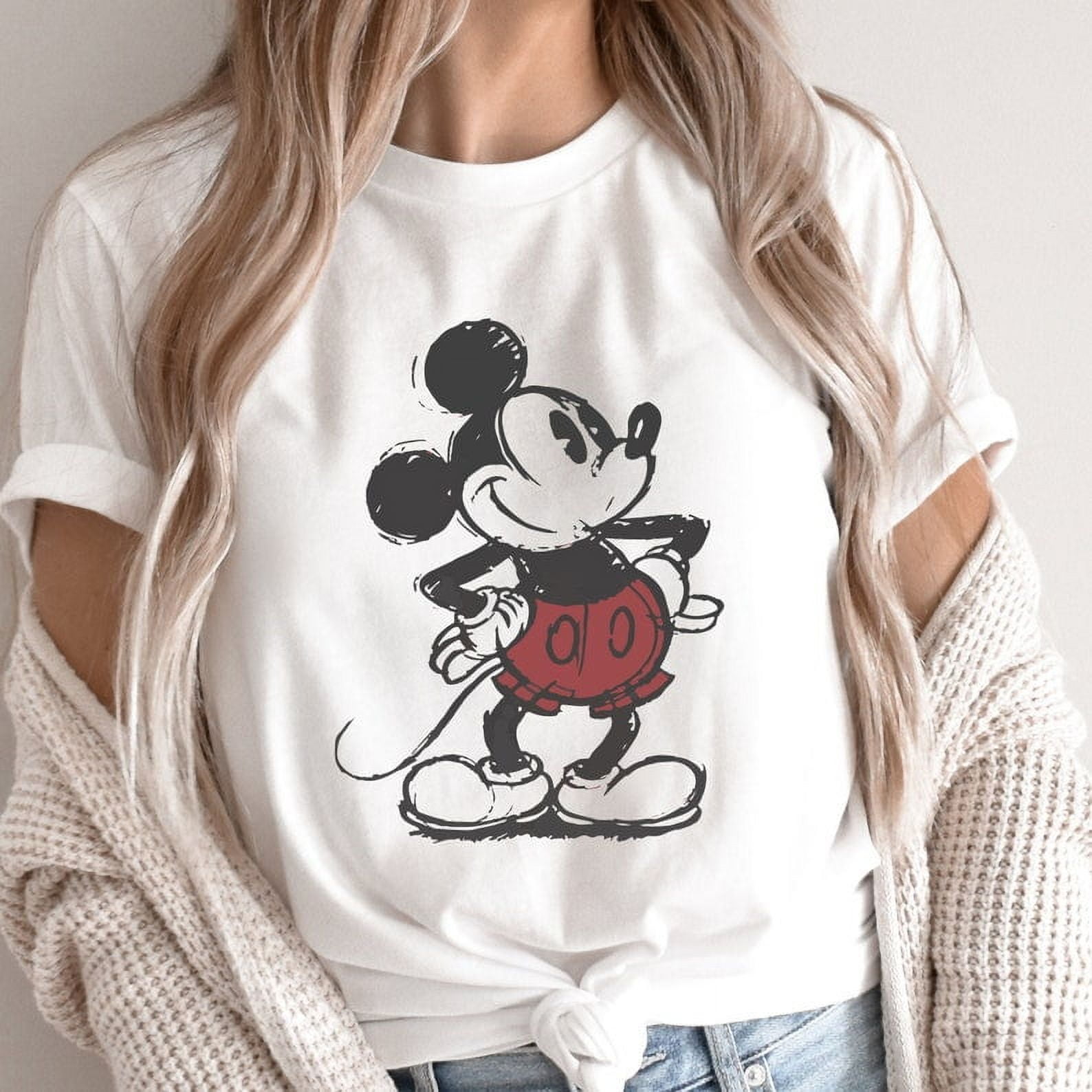 Disney Classic Mickey Mouse Pose Shirt, Mickey Shirt, Disney Character ...