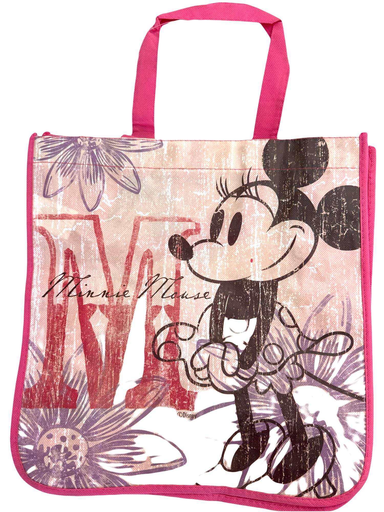 Disney Classic Reusable Minnie Mouse Shopping Tote Bag - Walmart.com
